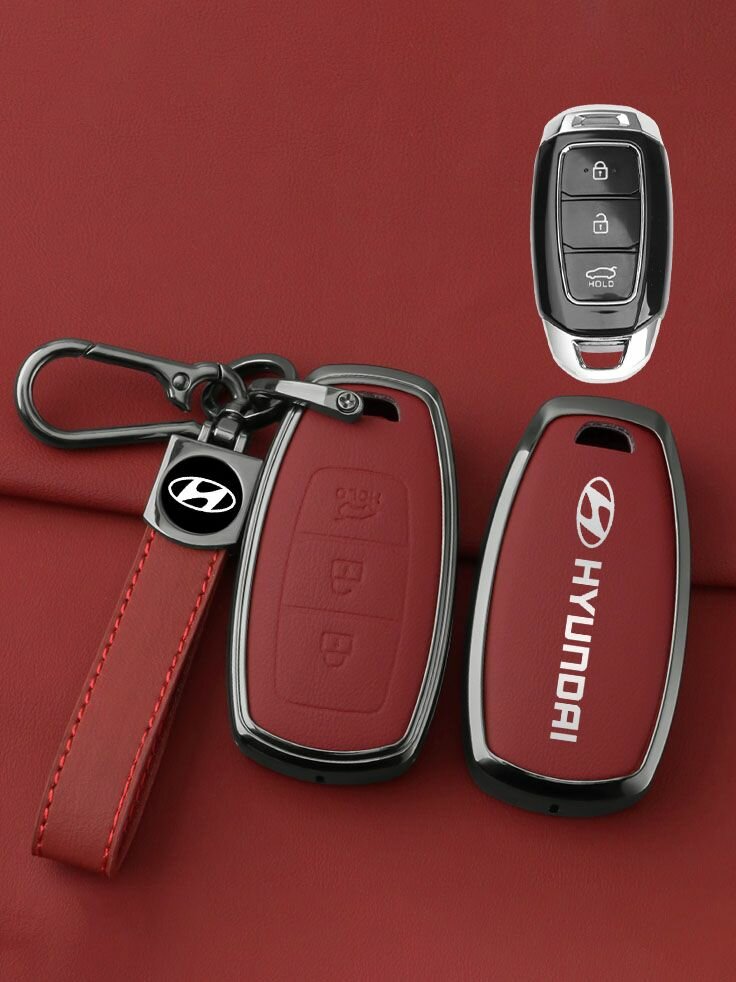 Чехол для автомобильного ключа Корпус ключа Hyundai I20 Creta Elantra Ix35 Santa Fe Kona Lavida Verne