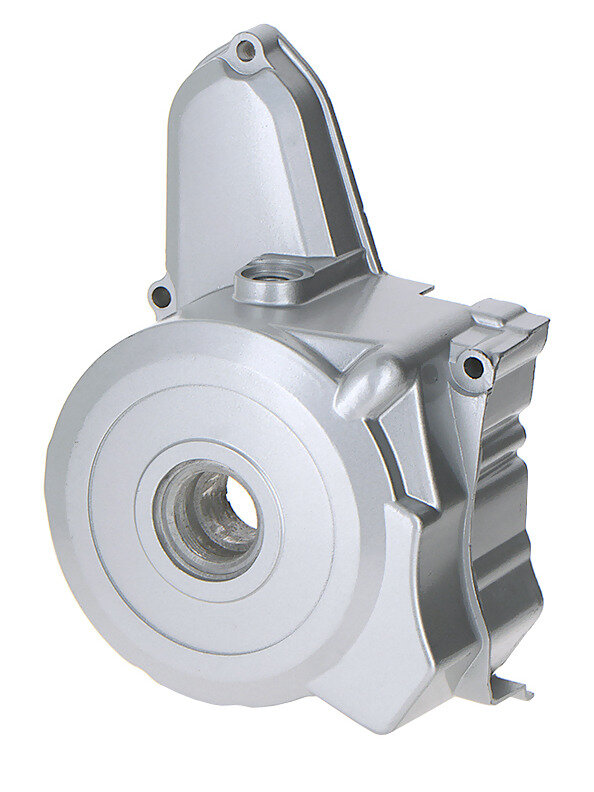 Крышка двигателя левая для мопеда Китаец ALPHA (Альфа)