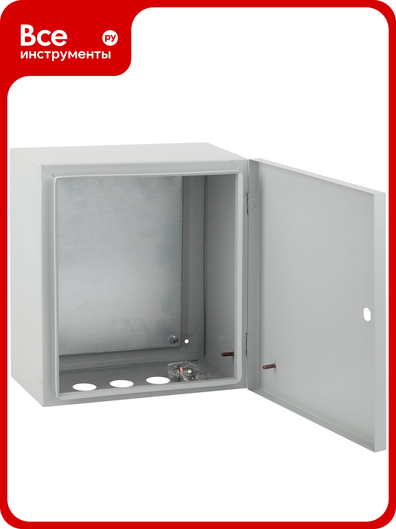 Щит с монтажной панелью ЭРА SIMPLE ЩМП-05 IP31, 400х400х175, Б0041656, для щитов пожарной сигнализации и управления