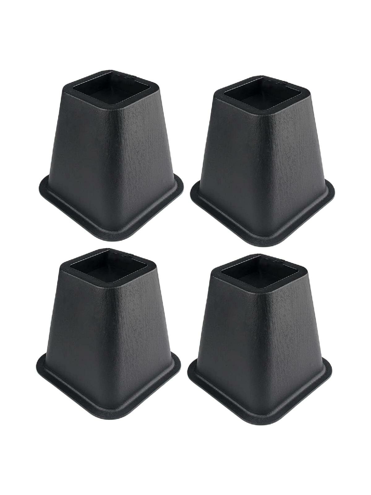 4 пластиковых коврика для увеличения высоты кровати и аксессуары