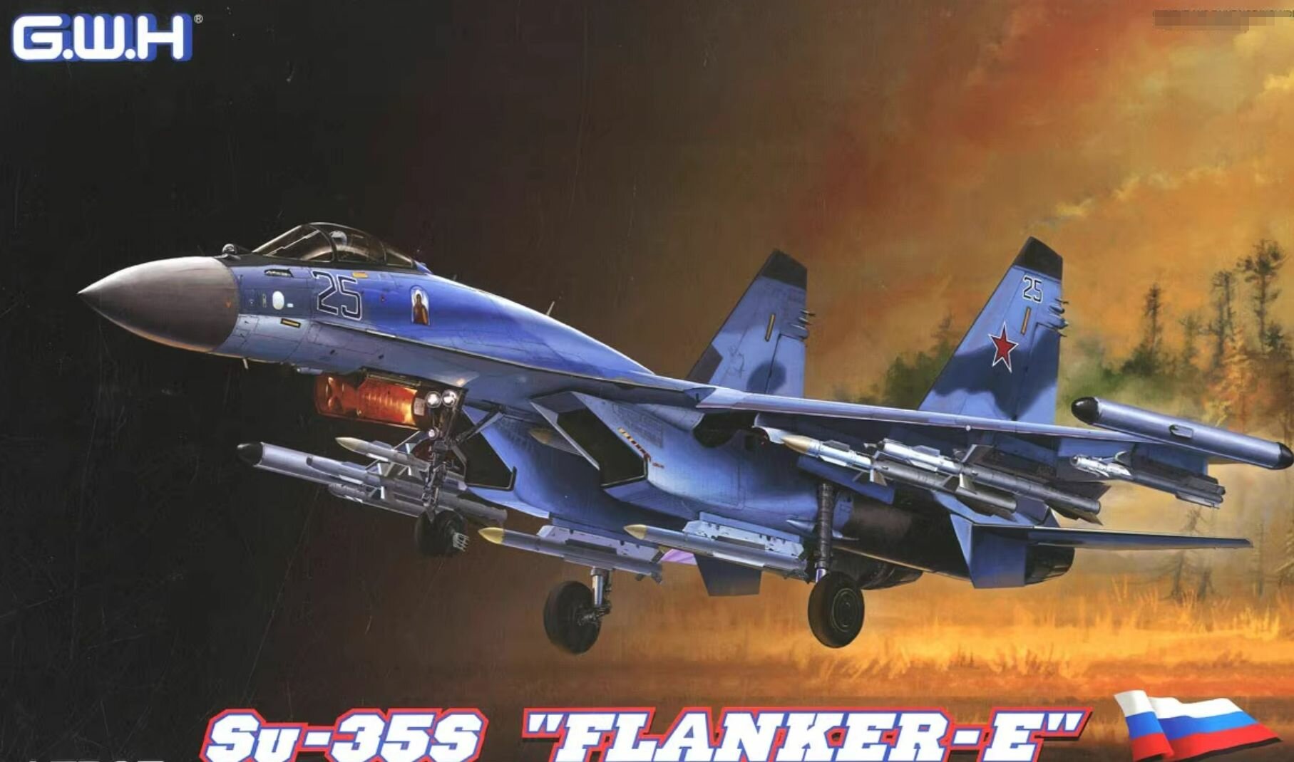 Great Wall Хобби L7207 Су - 35С Flanker - E Многофункциональный истребитель Модель 2019