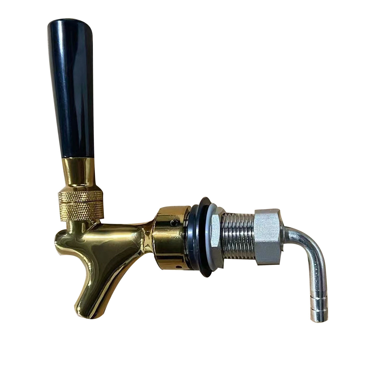 Металлический кран для пивного бочонка, кран для пивных черенков, башни, диспенсер для бутылок вина, золотой