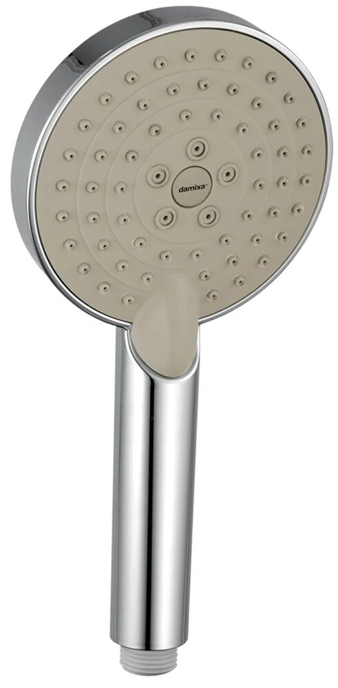 Душевая лейка Damixa RedBlue Origin One 2.0 918100200 3 режима, лейка для душа, хром, серая, матовая, глянцевая, круглая