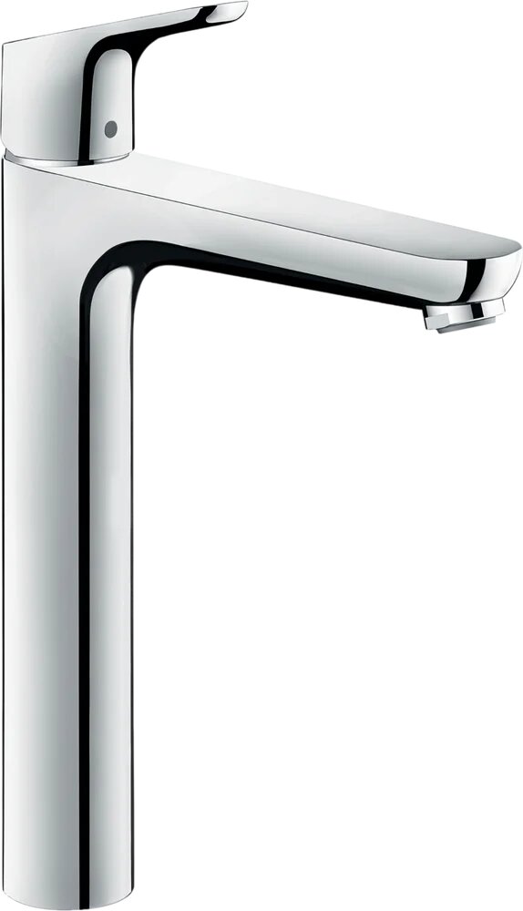 Смеситель для раковины Hansgrohe Focus 31531000 хром, глянцевый, кран для ванной в раковину, из латуни, рычажный, с керамическим картриджем, с донным клапаном
