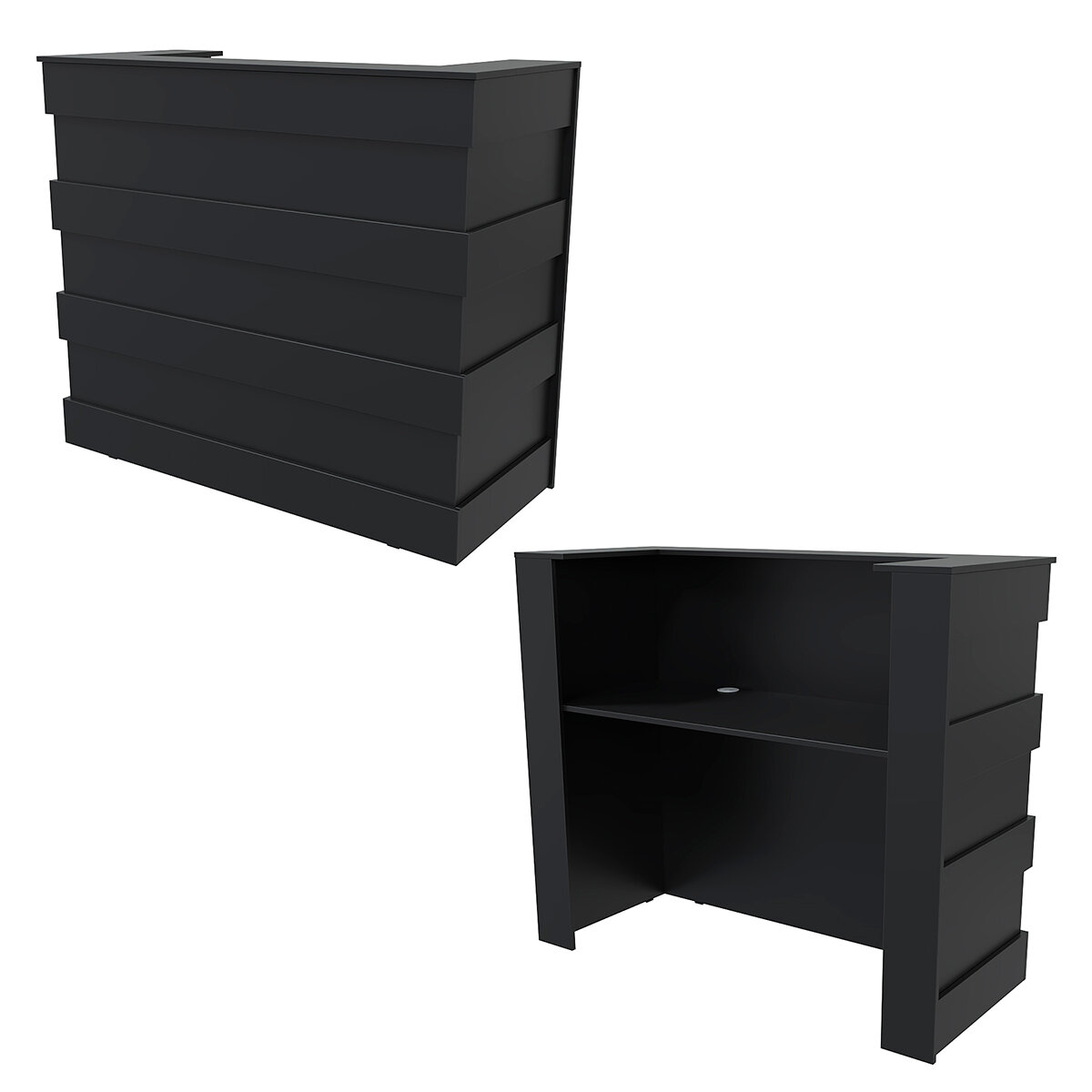 Ресепшн №50Б в стиле "лофт", Черный. Производитель товара - компания Westcom.