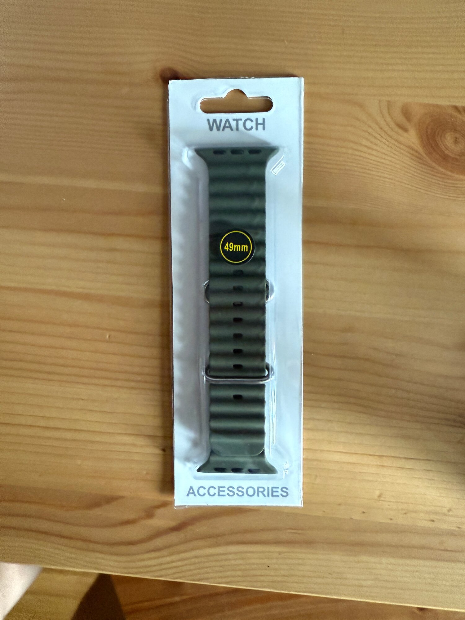 Ремешок для apple watch темно-зеленый