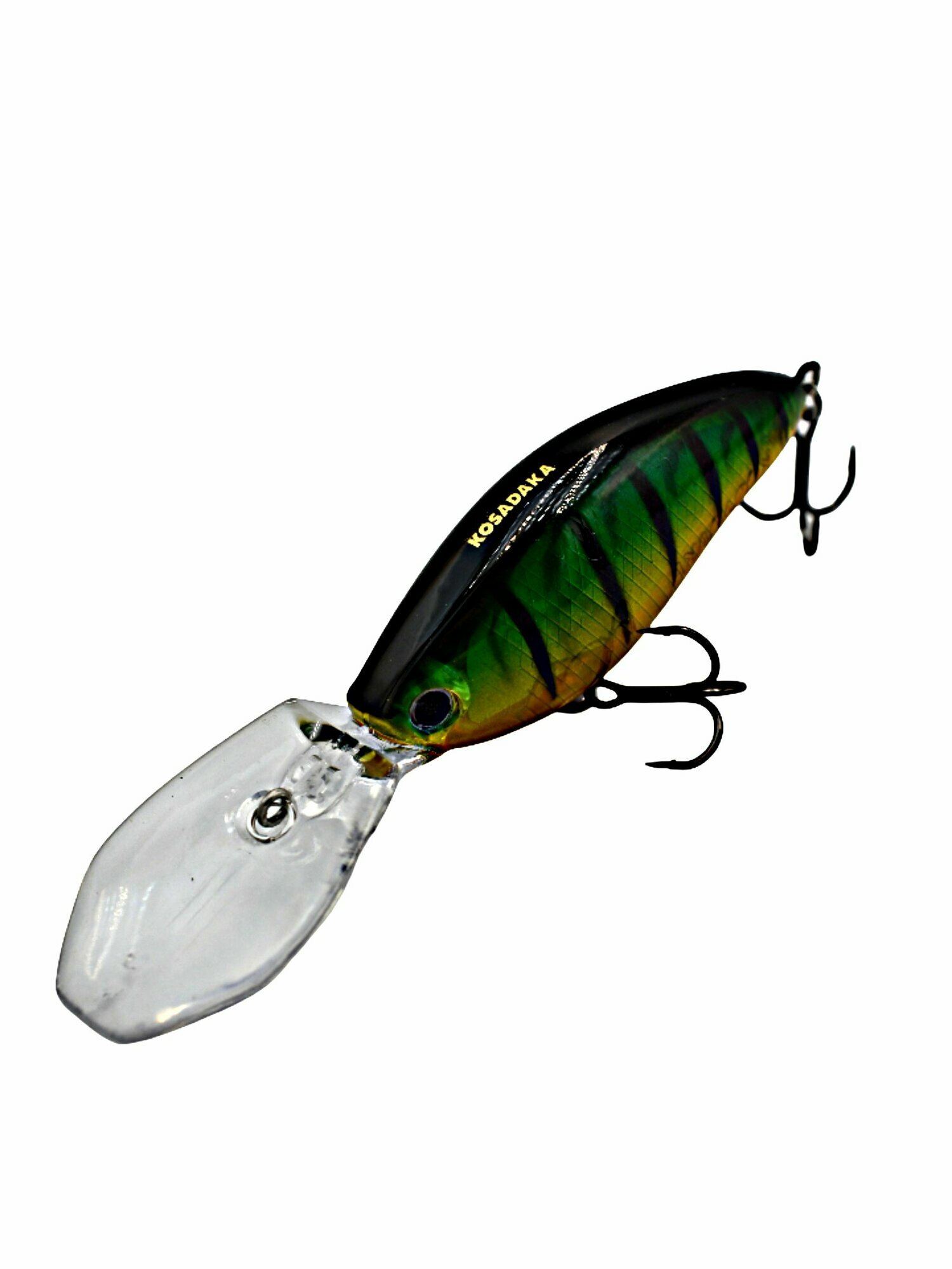 Воблер для рыбалки KOSADAKA Troll Crank XD 65F на щуку, судака, сома