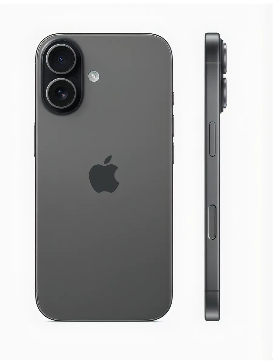 Смартфон Apple iPhone 17, 512GB, eSIM, экран 6,3", камера 48+12Мп, черный — фото 1