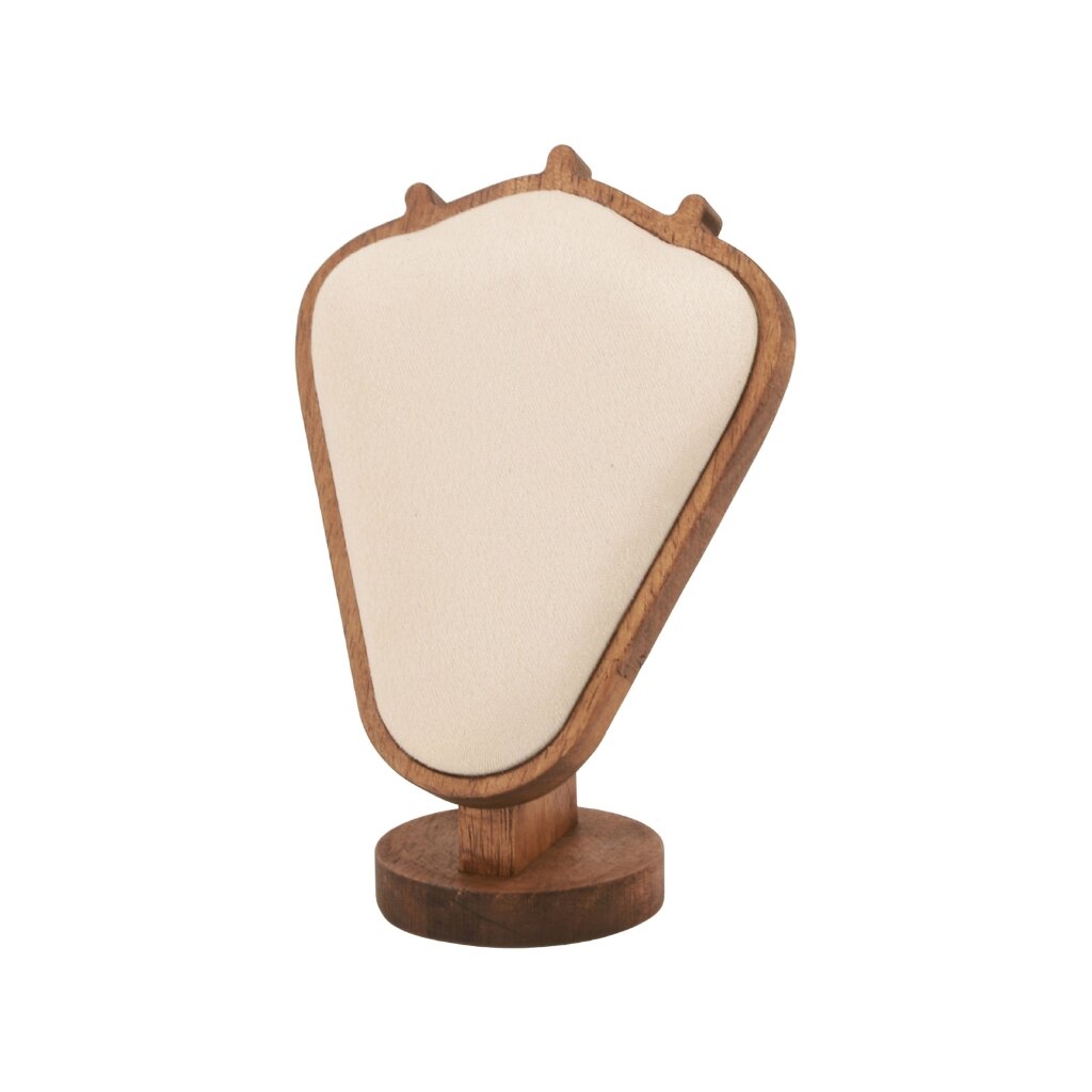 Стильная миниатюрная витрина для ожерелья из ворса, прочное основание для хранения ювелирных изделий, украшение для дома для розничной торговли, ежедневное использование