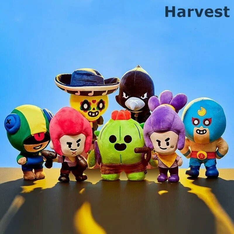 Плюшевая кукла "Brawl Stars", 25см, мягкая, для детей, цвет Clot