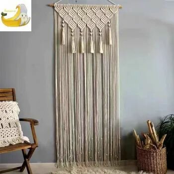 Макраме Шторы Бохо Настенный Декор,200х65см