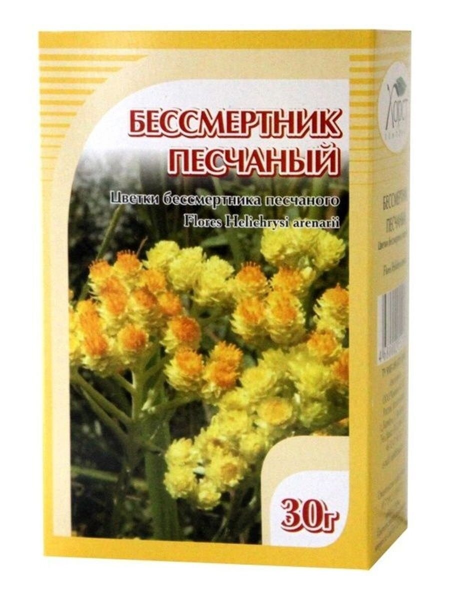 Травяной сбор Хорст бессмертник песчаный, цветки, 30 г