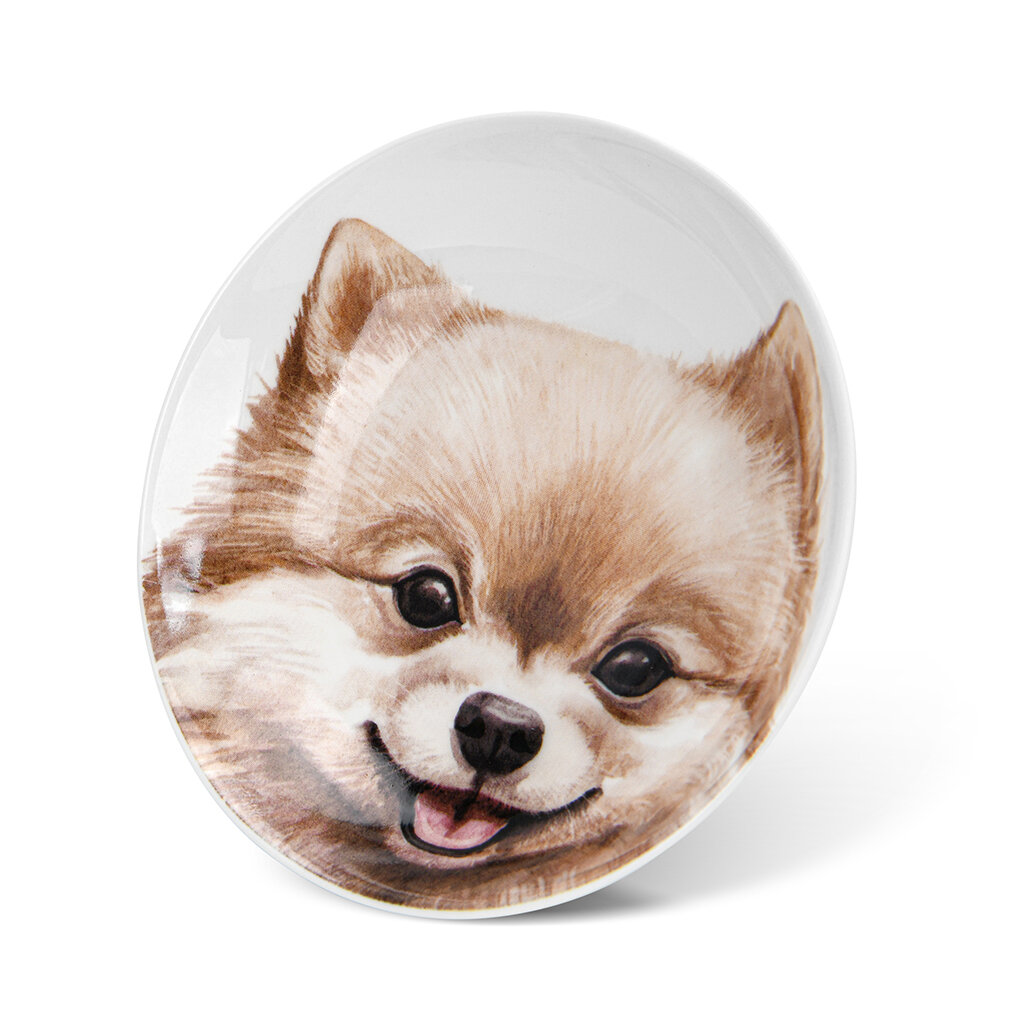 Фарфоровое блюдце 10 см Dogs арт. 16073