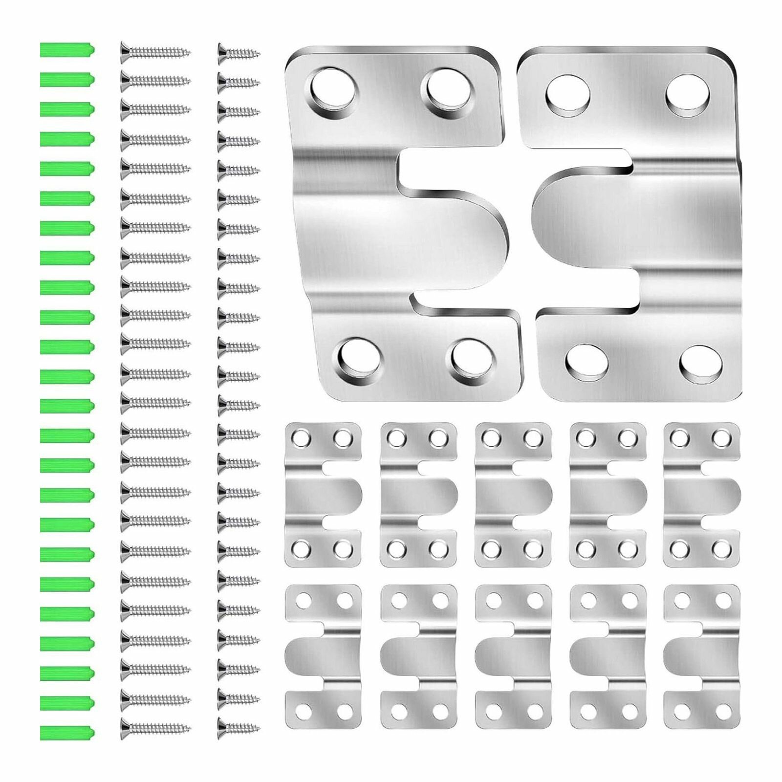 Усиленные стальные крепления для картин с дюбелями
