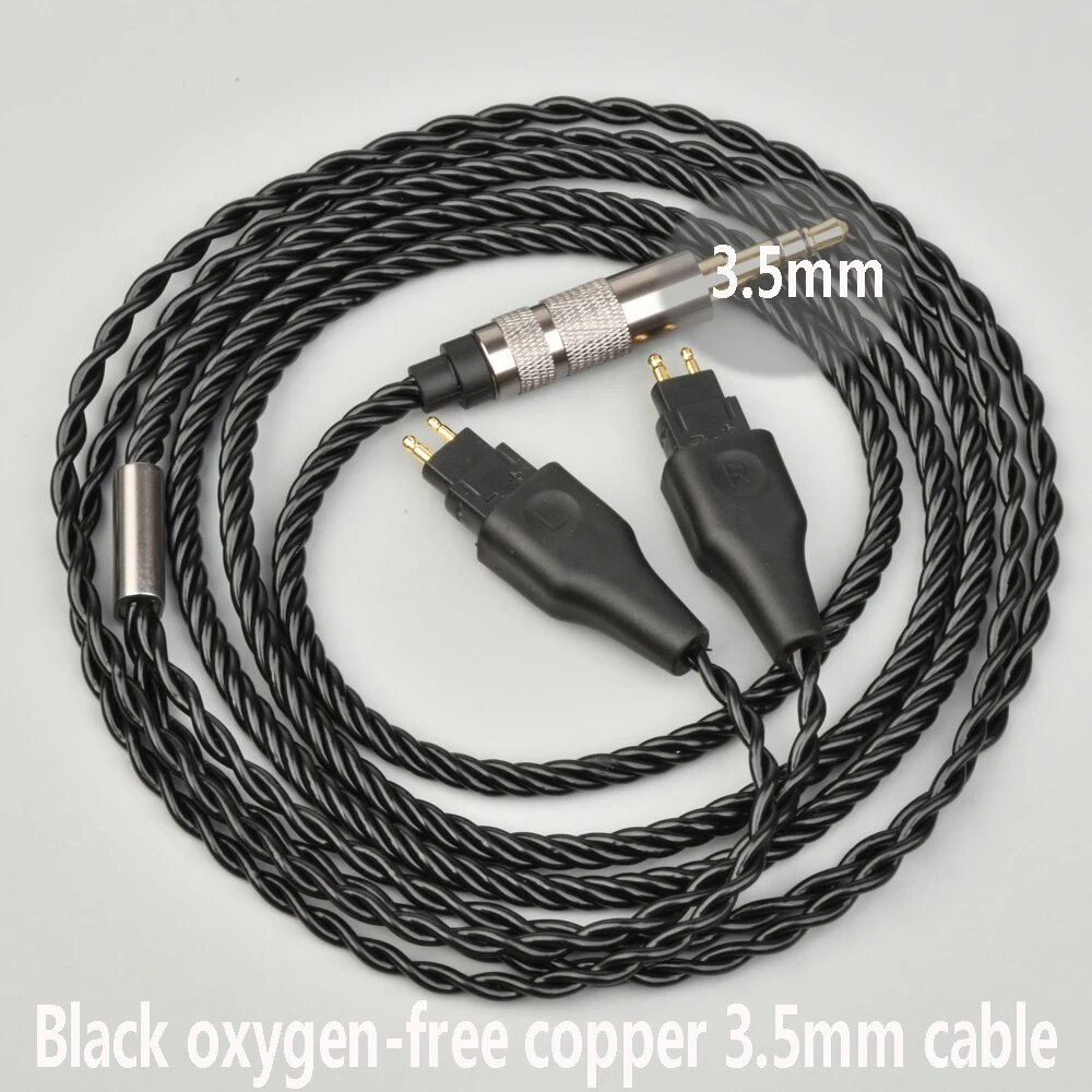 Кабель для наушников Tiandirenhe 1,25 м 3,5/2,5/4,4 мм Black 3.5mm