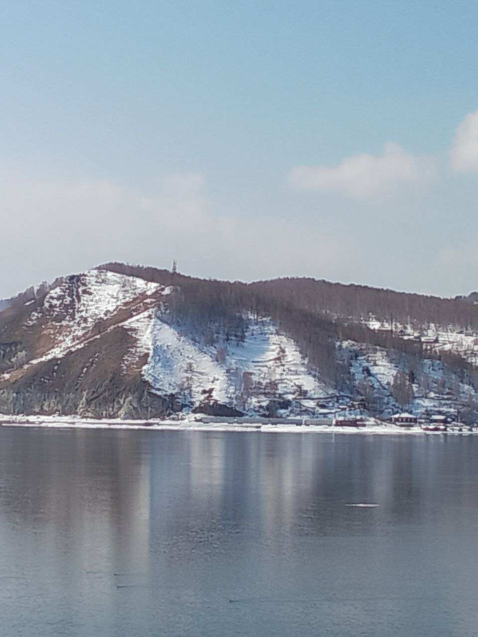 Фотокартина 30*40 см Зимний Байкал, цифровая полиграфия, фотобумага