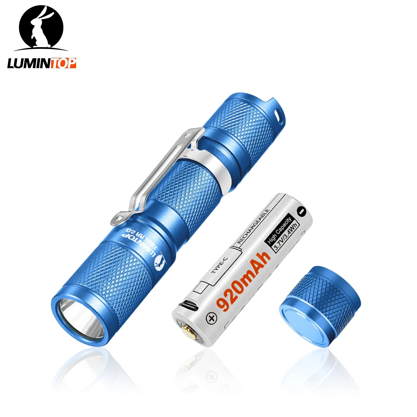 Lumintop Tool AA 3.0 зеленый фонарик 900 люмен Blue Set