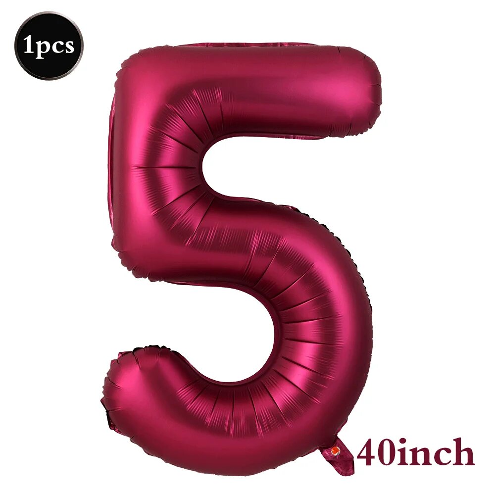 40-дюймовый матовый майларовый воздушный шар в форме сердца, цвет винно-красный (бордовый), с бантом, для девочек, для дня рождения, коquette-стиль, украшение на День святого Валентина