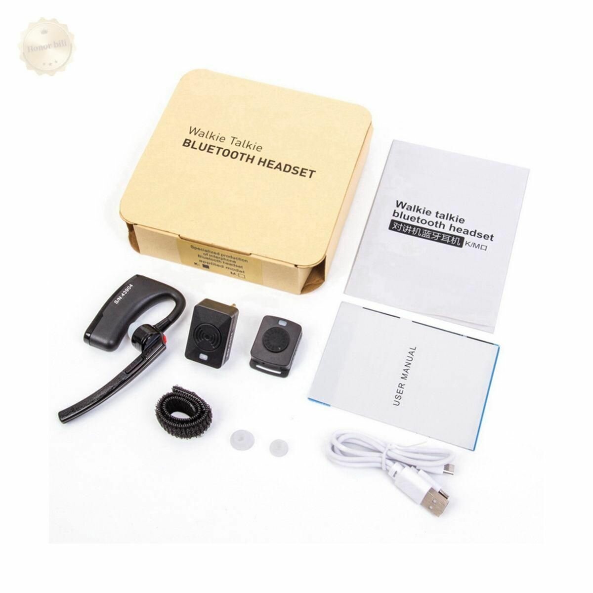 Беспроводная Bluetooth-гарнитура рации Гарнитура Универсальная подвесная с головкой K для Baofeng 5R