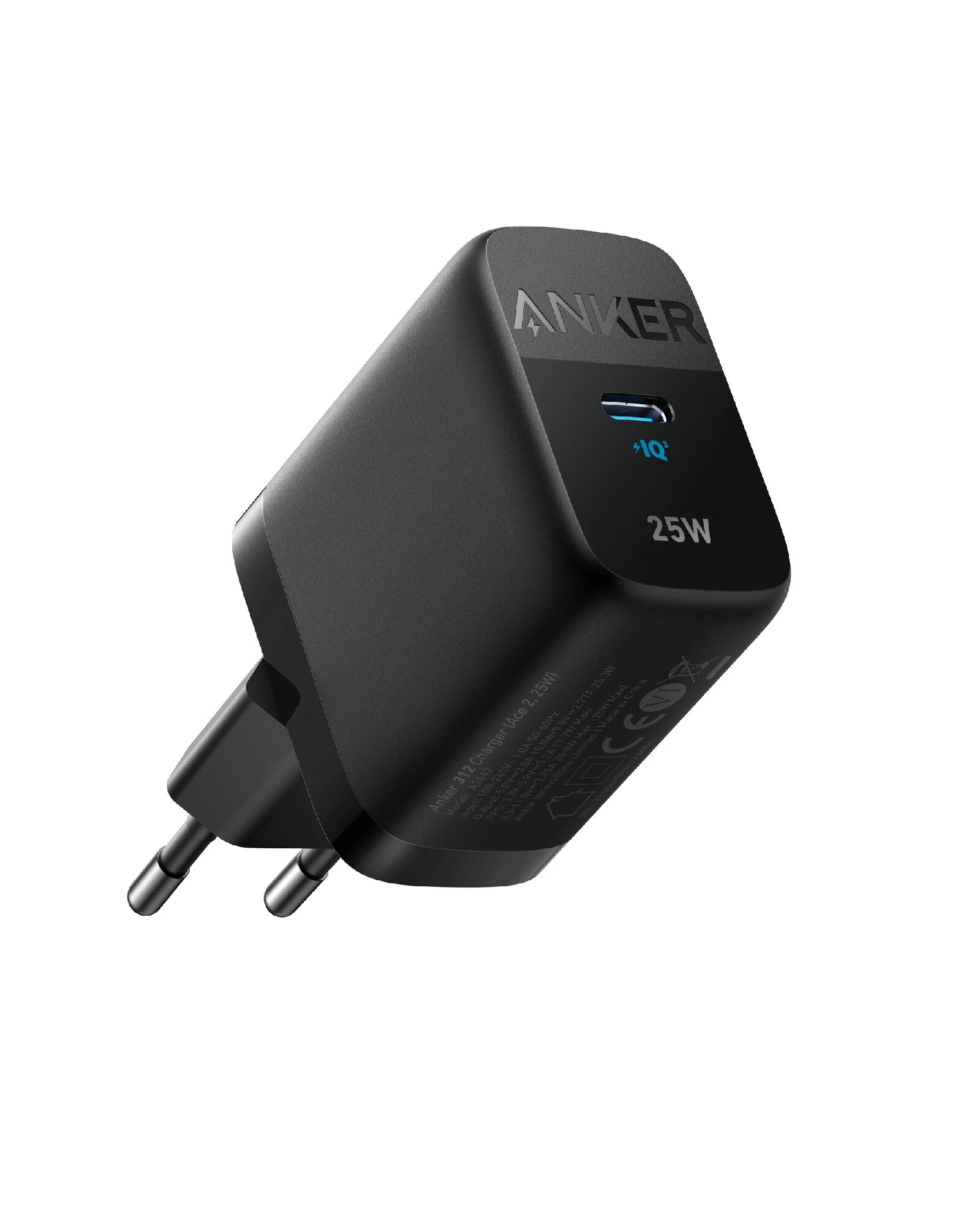 Сетевое зарядное устройство Anker 312 Мощностью 25W Usb-c Black