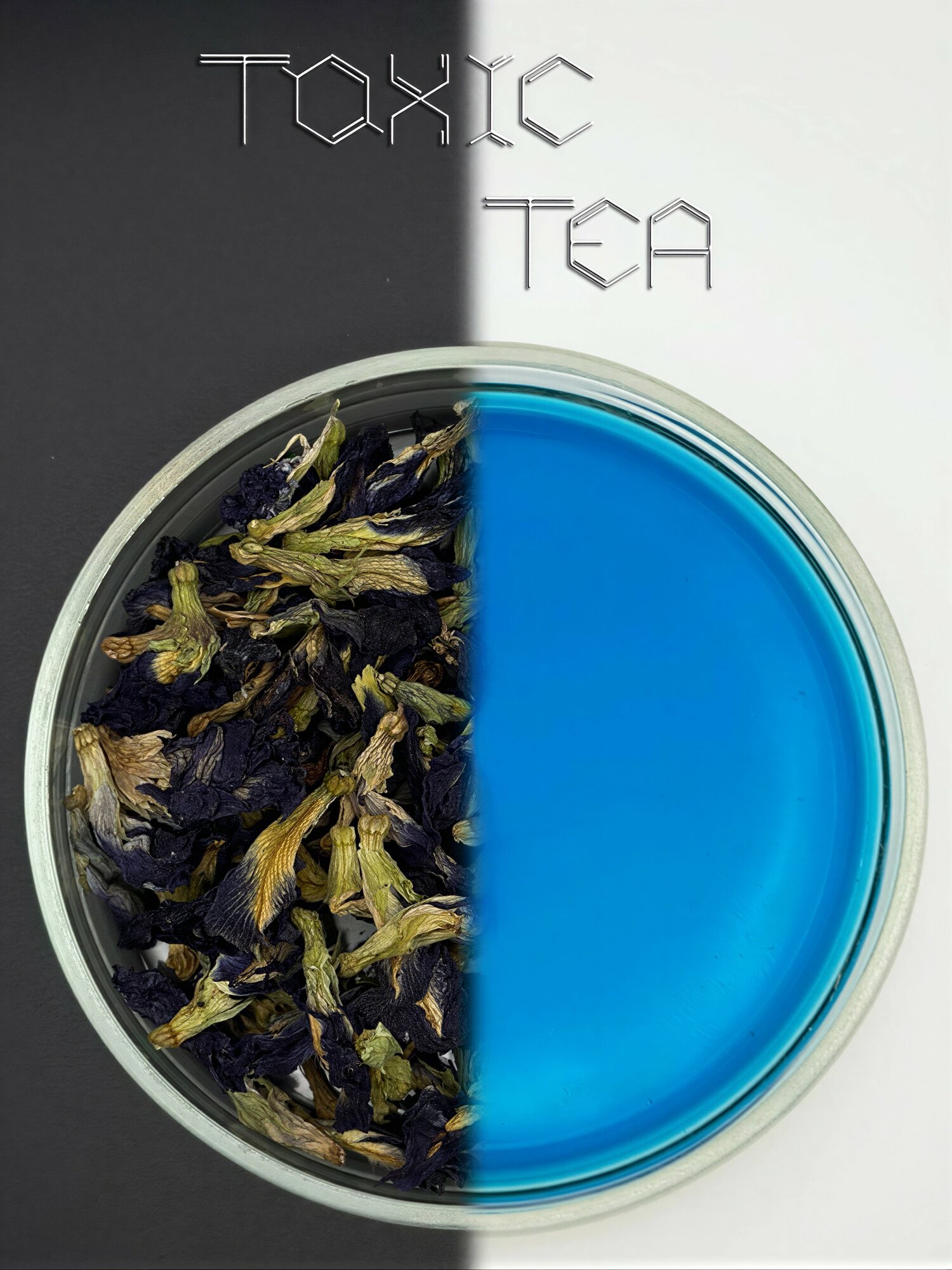 Чай «Purple Drank» ToxicTea, синий, для заварочного чайника.