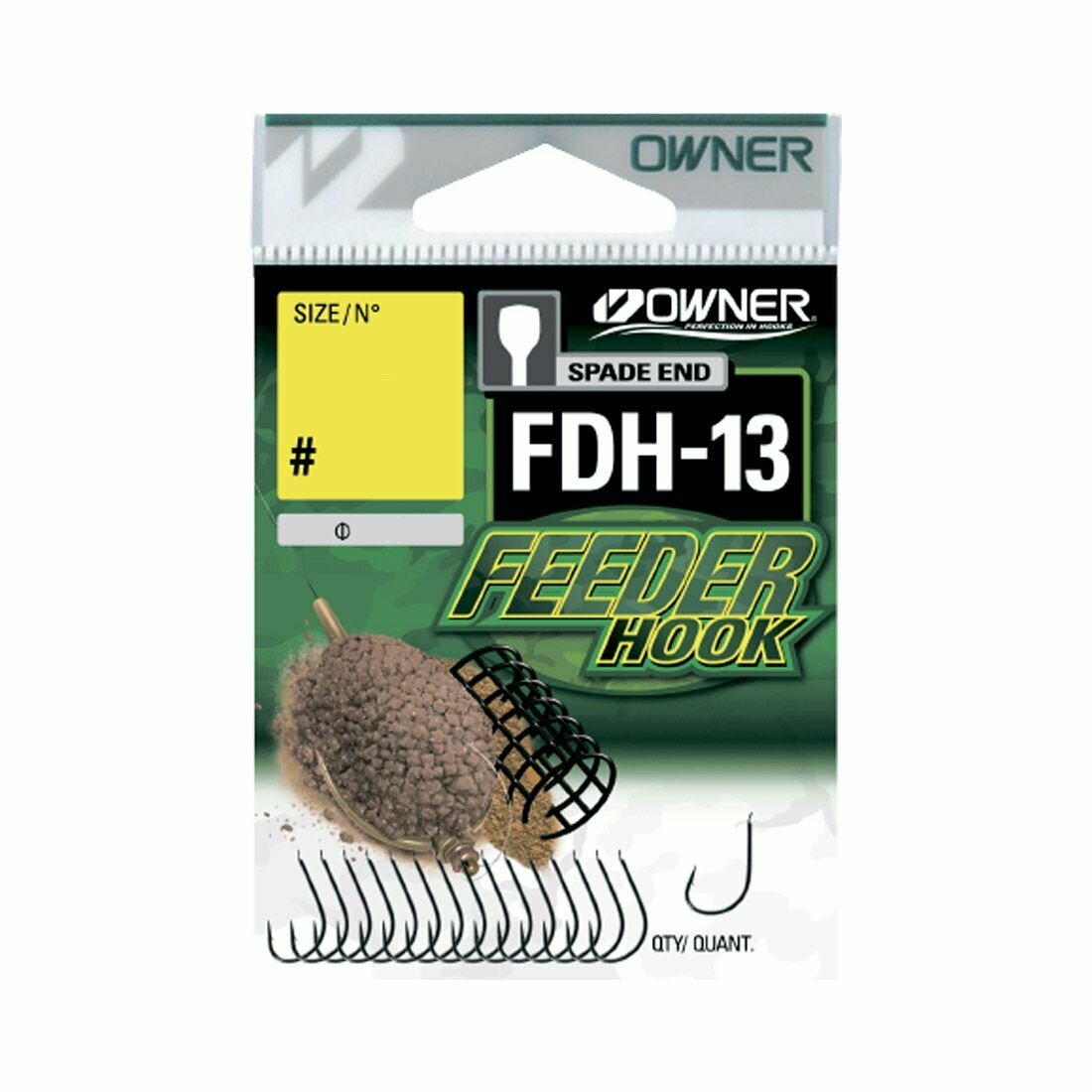 OWNER Крючок Feeder Hook FDH-13 BC №14 17шт
