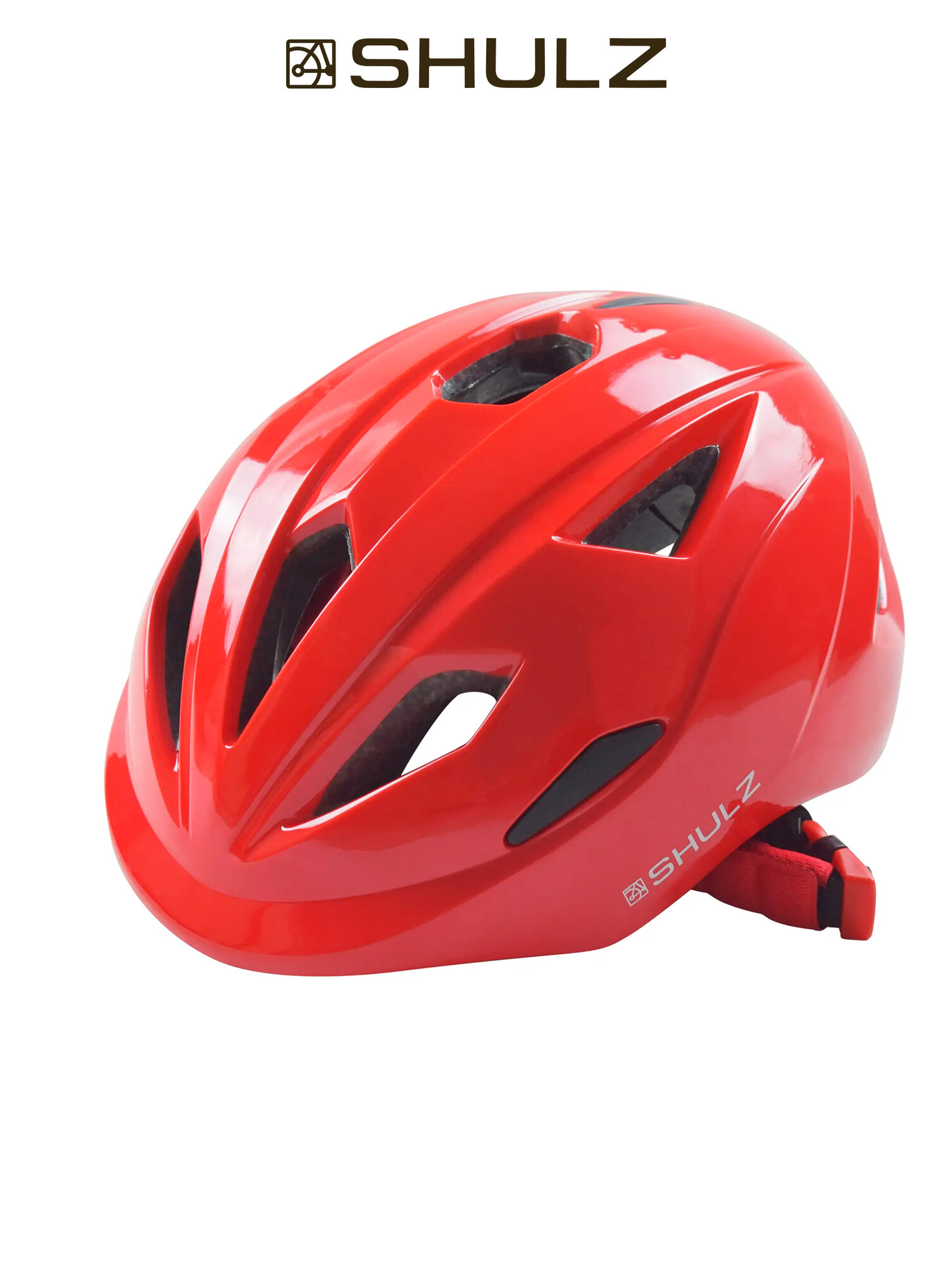 Шлем SHULZ KIDS Bubble LED Красный, с маячком, обхват 50-54 см, (S)