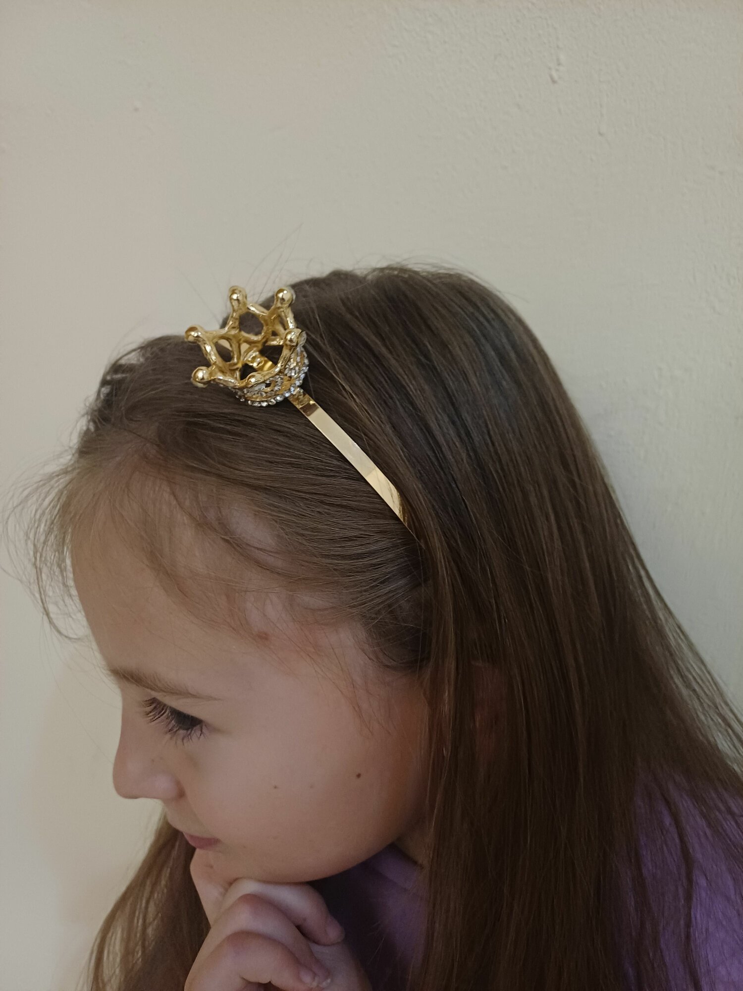 Ободок с короной для девочки