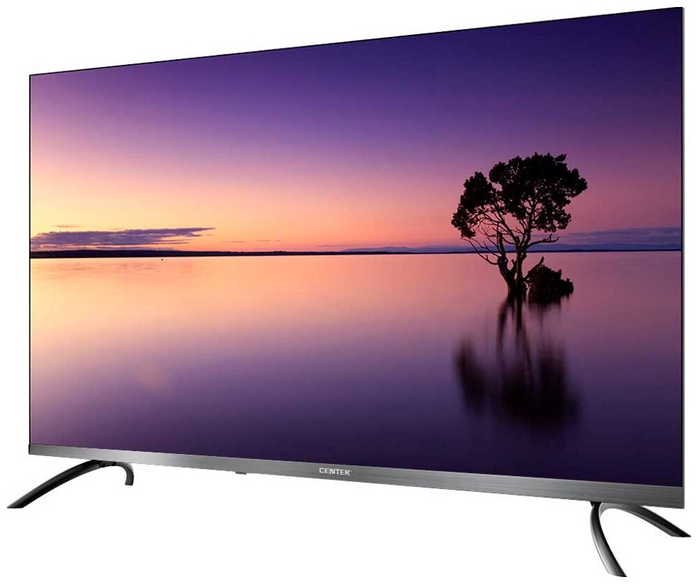 Телевизор Centek CT-TV0021-40, 3840х2160, 4К разрешение, QLED, черный — фото 1