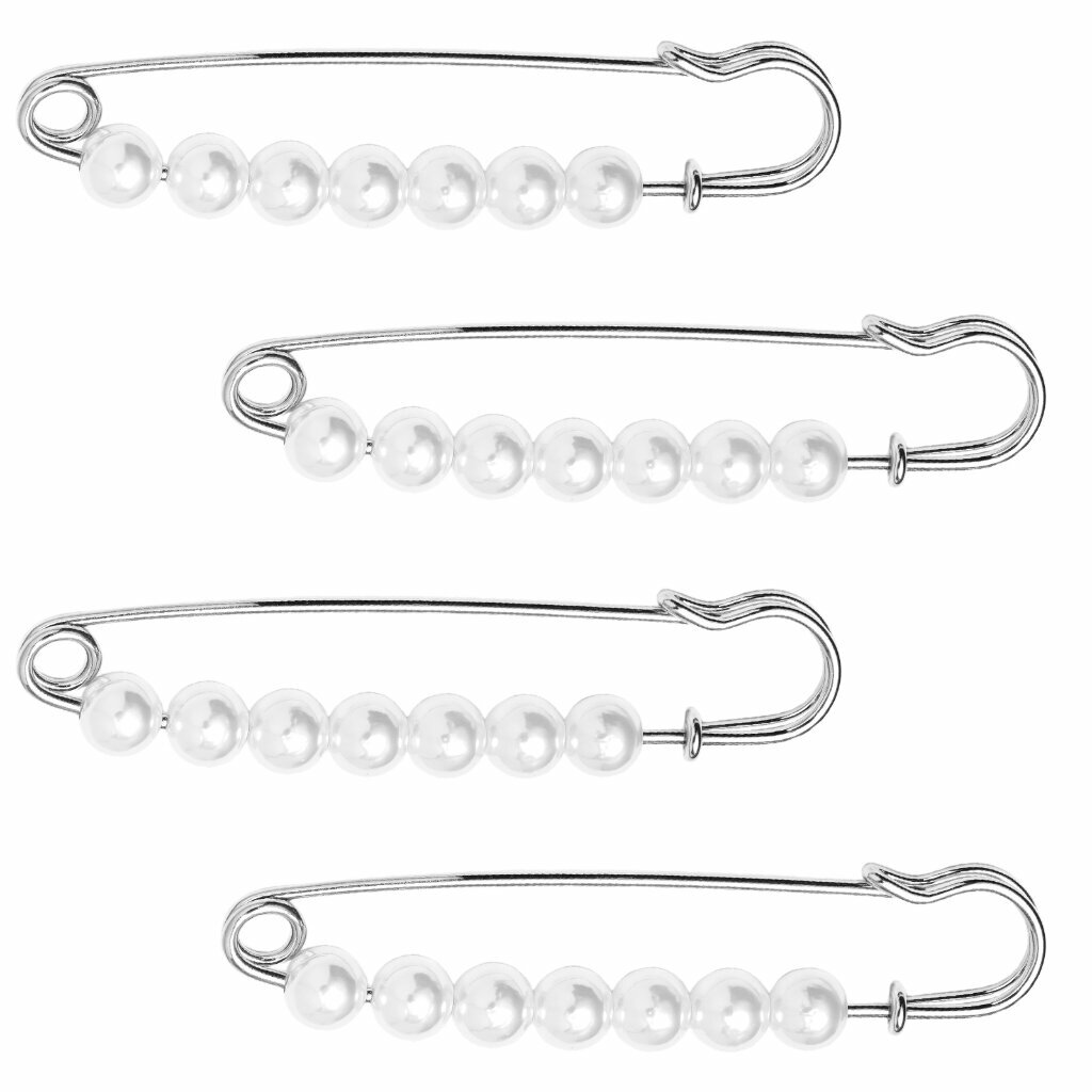 Английская булавка с жемчугом, вышитая бисером, Декоративная для регулировки пояса, Заколка для подтяжки талии брюк, Булавка для джинсовых брюк, Брюки