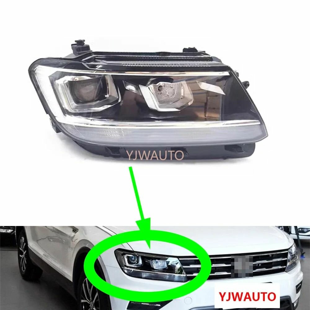 Фары автомобильные, 1 шт, арт. guan 2016