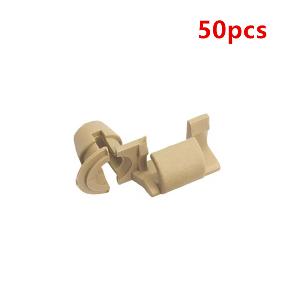 50 шт. крепежные элементы дверного замка автомобиля, стержневые защелки, 5 мм, автомобильные пластиковые фиксаторы