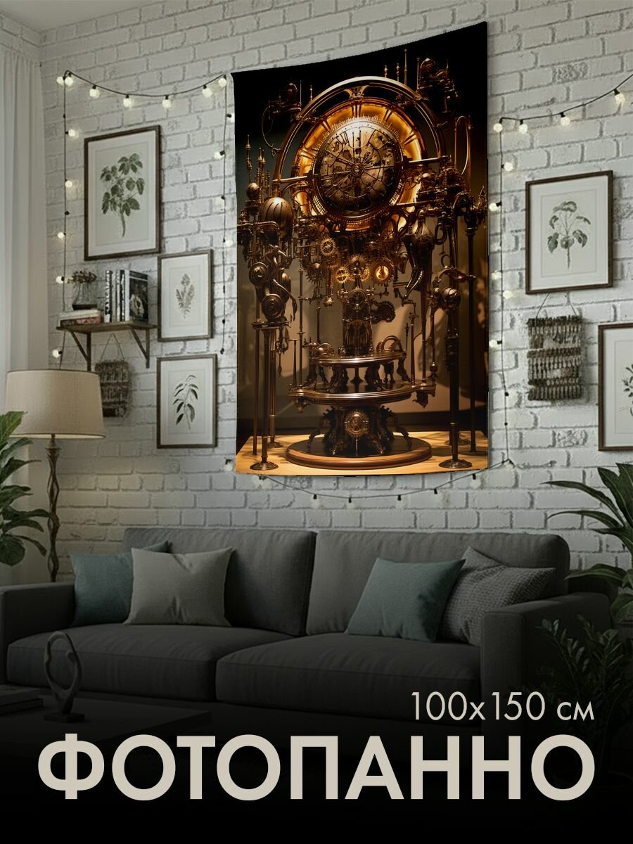 Панно тканевое PrintyFull / 100x150 см / фотография, Машины