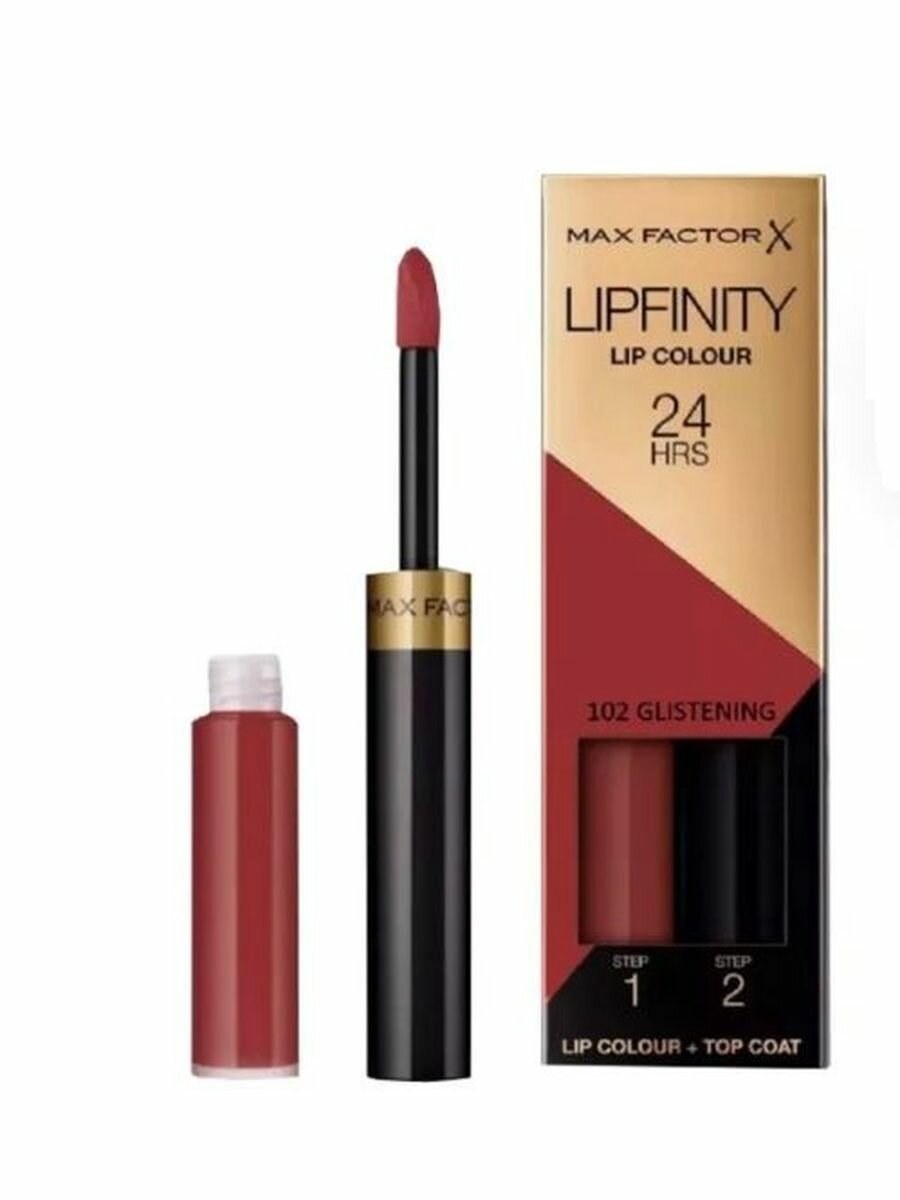 Max Factor жидкая устойчивая помада lipfinity liquid lipstick 102 clistering