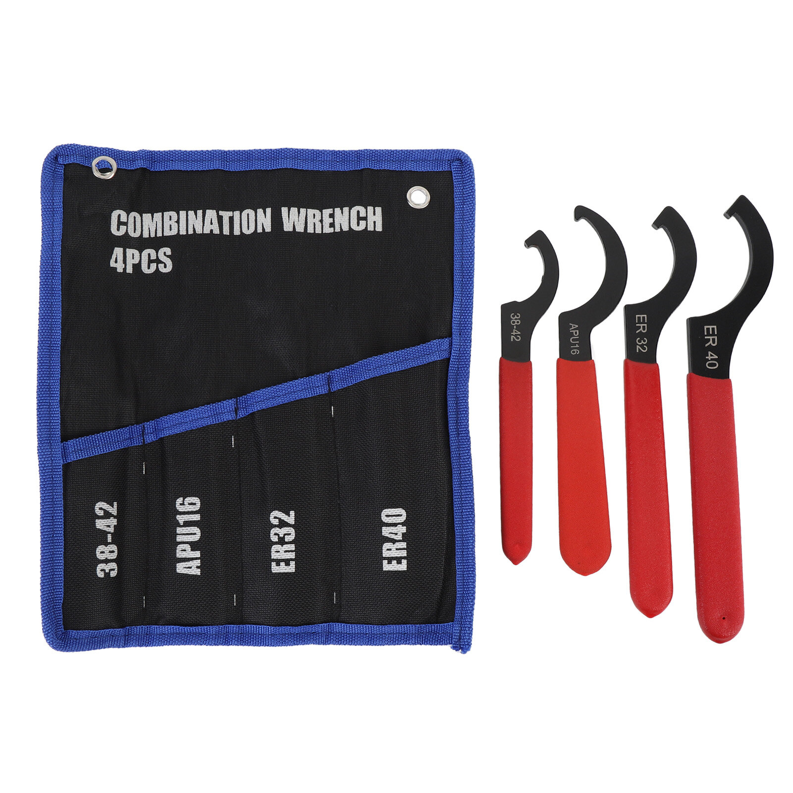 Набор из 4 универсальных ключей для винтовых тормозов, регулируемые ключи для амортизаторов APU16 ER32 40 для автомобильной сантехники и бизнеса