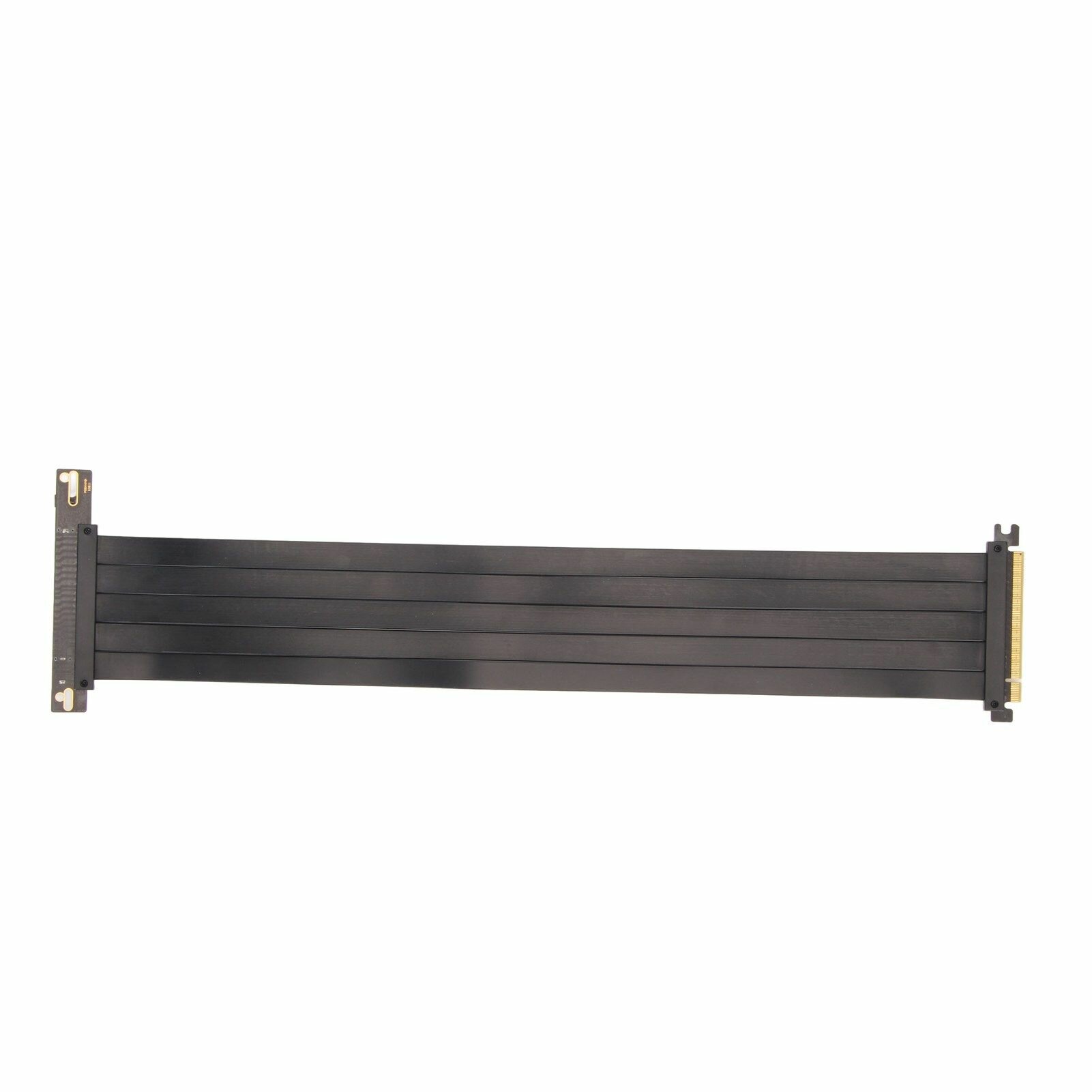 PCIE 4.0 X16 Чрезвычайно гибкий 180-градусный высокоскоростной удлинительный кабель для карты расширения графического процессора для RX6900XT RX6800XT RTX3090ti, черный, 25 см/9,84 дюйма