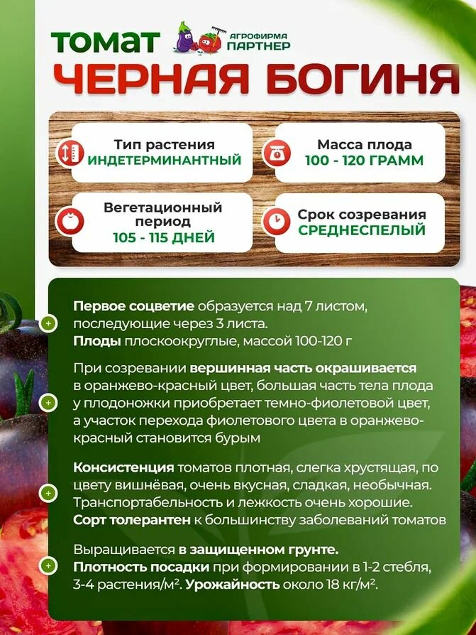 Семена томата Черная Богиня — фото 1
