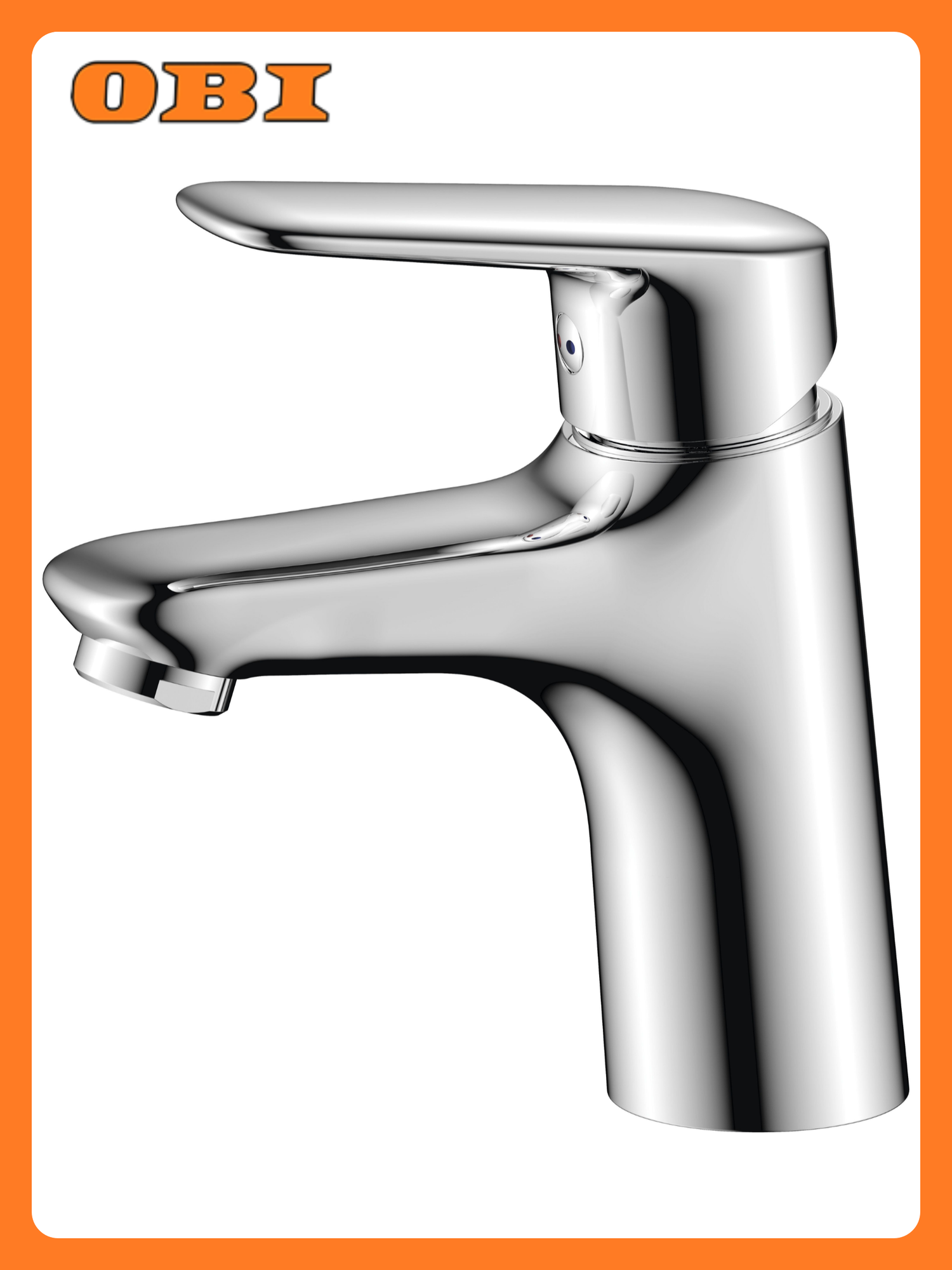 Смеситель ARGO ATLANTA, для раковины, латунь, рычажный, фиксированный излив, цвет хром