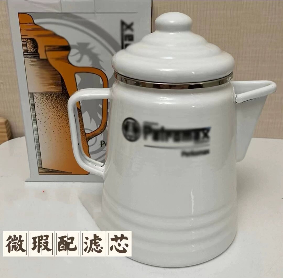 Оригинальный немецкий утолщенный эмалированный горшок PETROMAX, уличная посуда, эмалированная чашка и миска в стиле