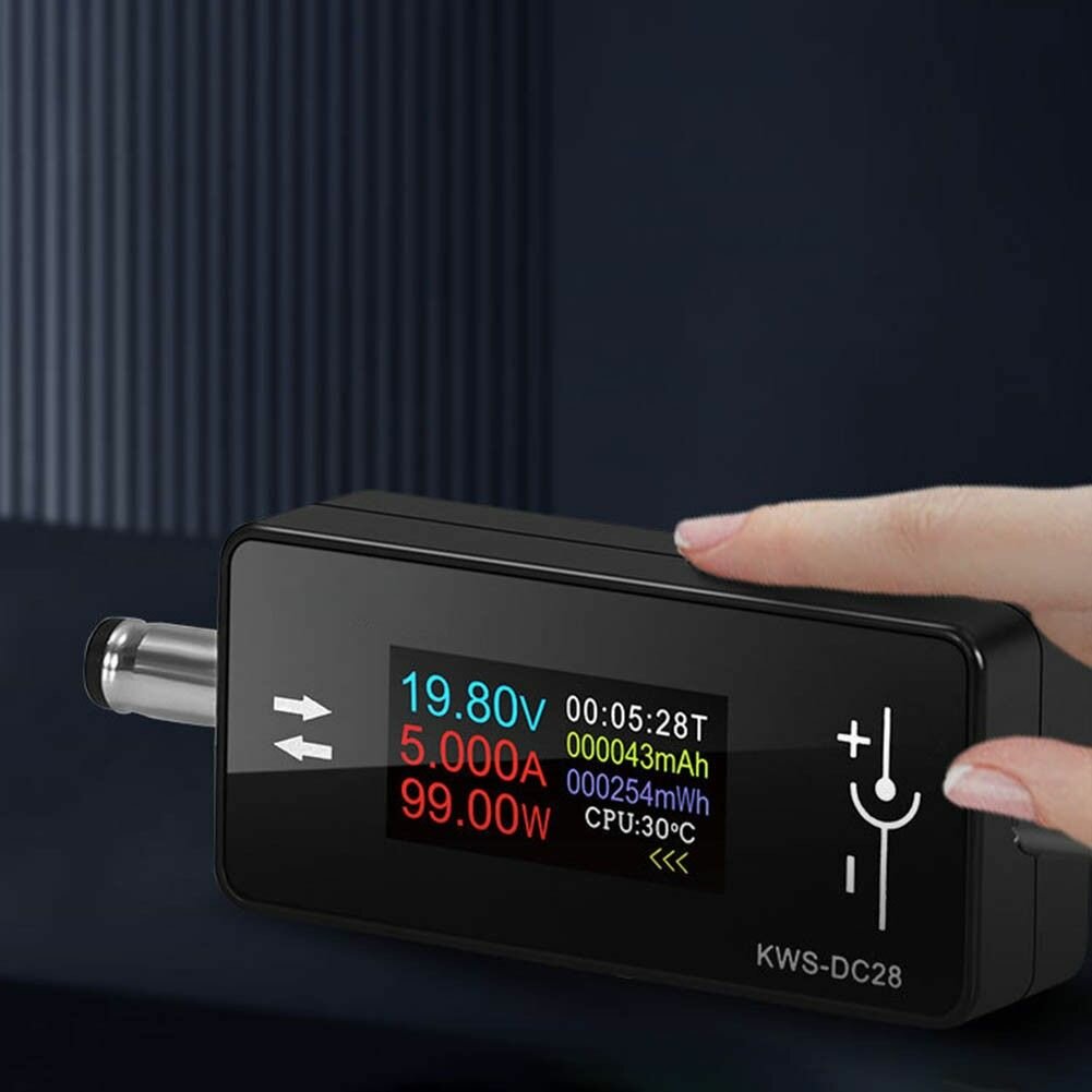 KWS-DC28 Измеритель напряжения и тока, Измеритель мощности с Цифровым дисплеем, Тестер постоянного тока