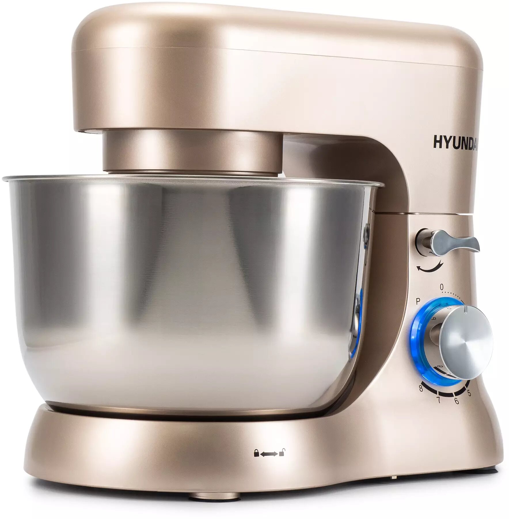 Миксер планетарный с чашей HYM-S5551 1300Вт бежевый