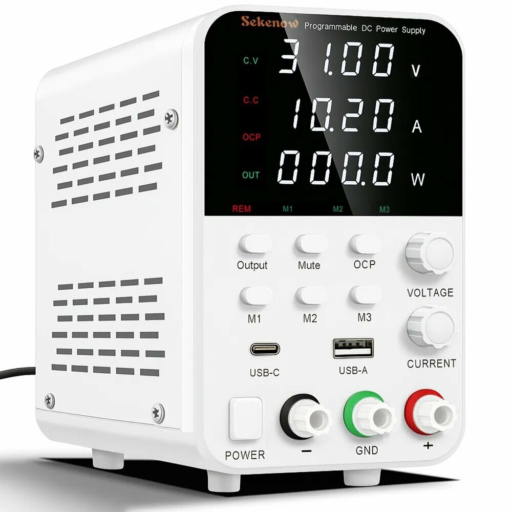 Регулируемый источник питания постоянного тока,30V 10A, цифровой дисплей, регулятор напряжения, коммутация, высокая мощность, Лабораторный блок питания