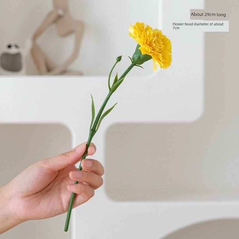 Маленькая гвоздика, искусственный цветочный букет, цветочная композиция, пластиковый цветок, украшение для дома,