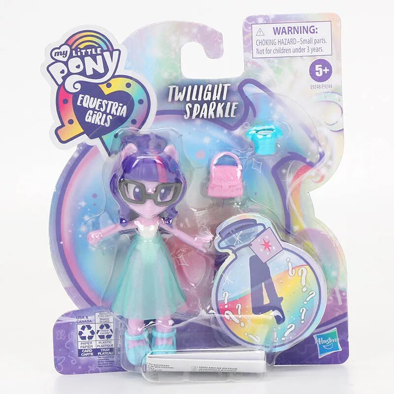 Мини-кукла Мой маленький пони Эквестрия Девушки Рарити Сиреневый, twllight