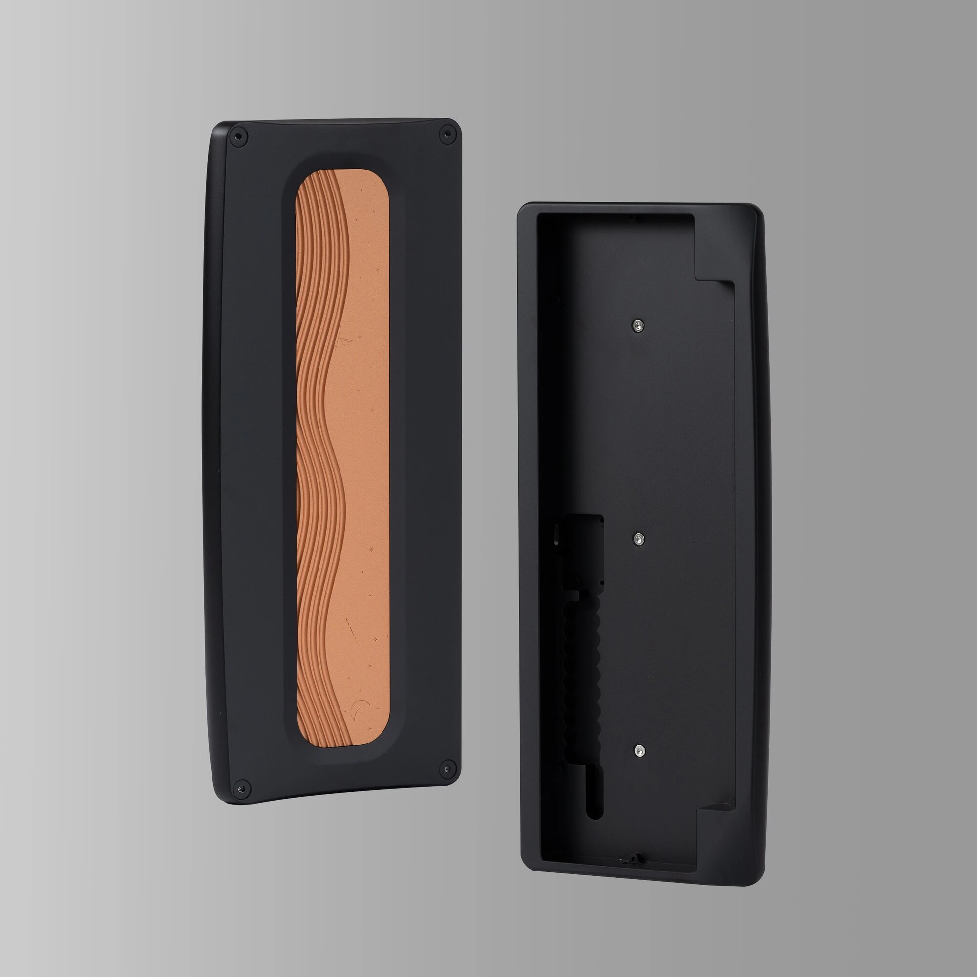 KBDfans Agar 61 клавиш механическая клавиатура Черный, PC plate, Anodized black