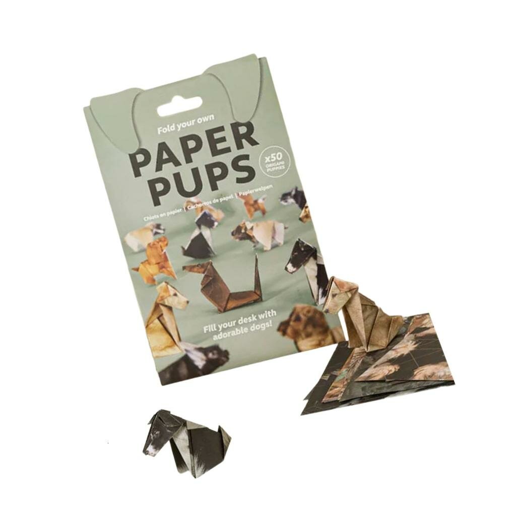 Набор для оригами: котёнок, собака, динозавр, собака