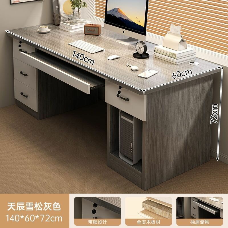 Горячая распродажа【1006 человек добавили в избранное】Офисный стол для сотрудников, набор стола и стула, простой современный стол для начальника, рабочее место для одного человека