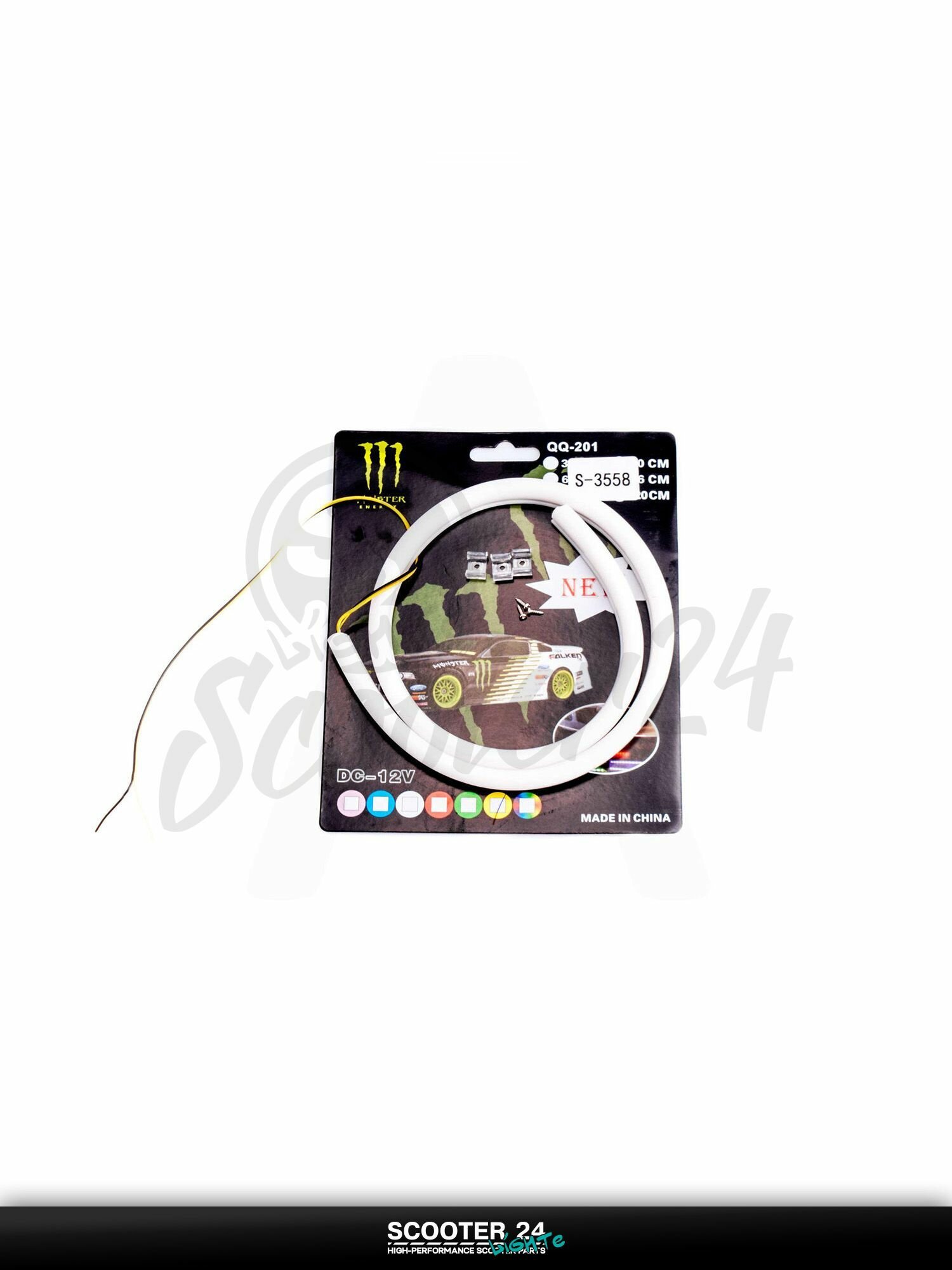 Лента светодиодная для подсветки мотоцикла / питбайка / квадроцикла (желтая) "GJCT"