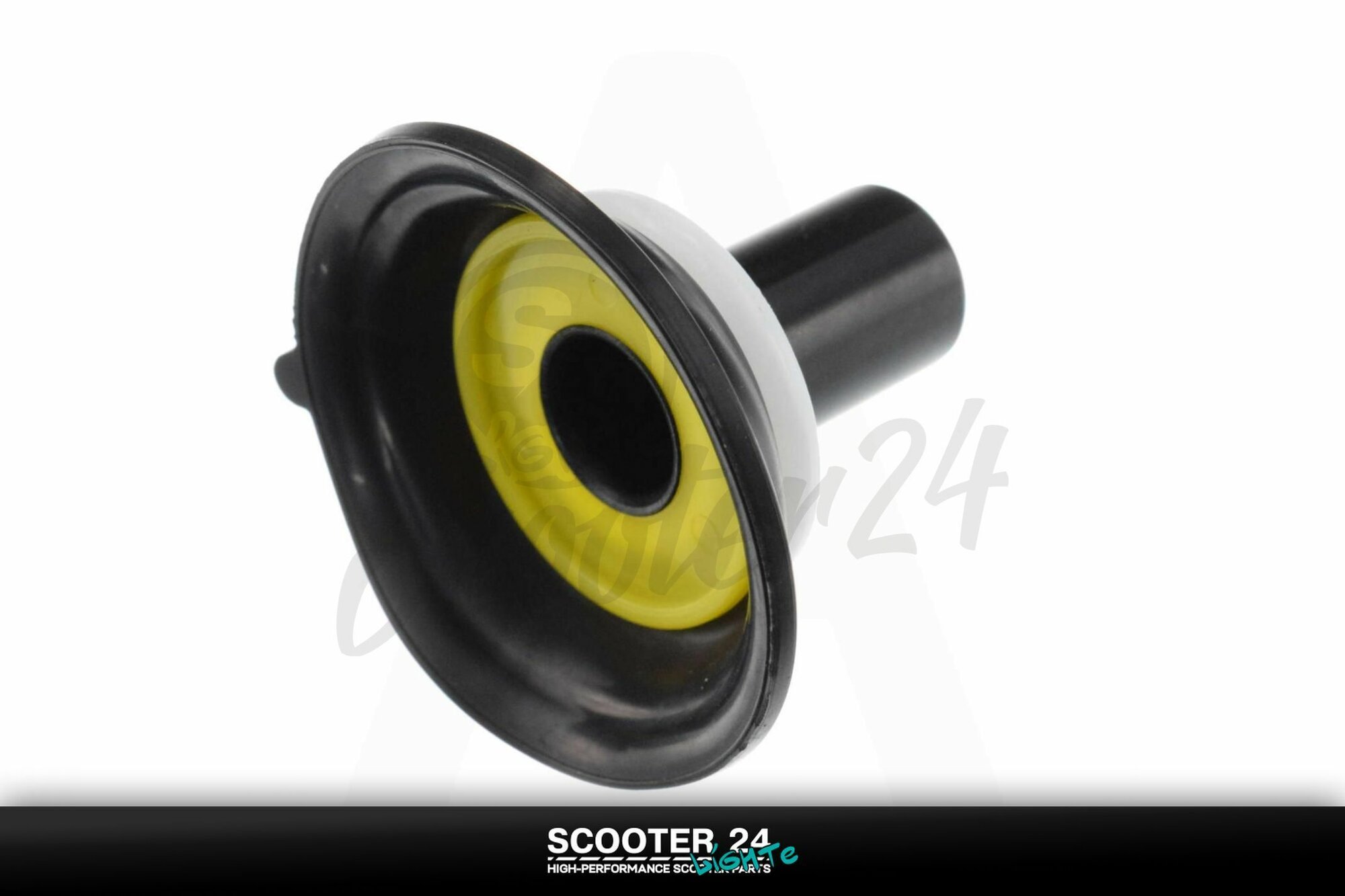 Мембрана карбюратора (с заслонкой) на китайский 4T мотоцикл и мопед GY6 с двигателем 50 ( 16 мм, основная) "MANLE"