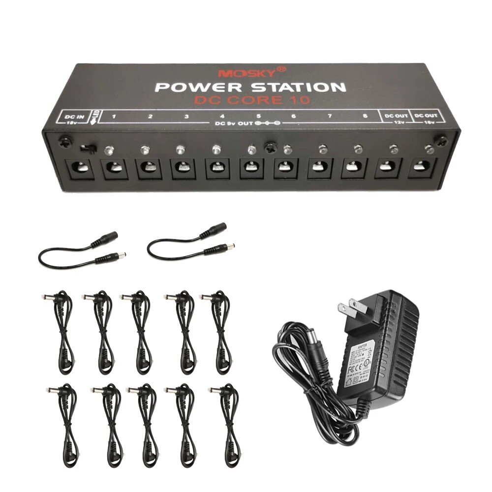 Mosky DC-CORE 10 блок питания для педалей эффектов EU Plug